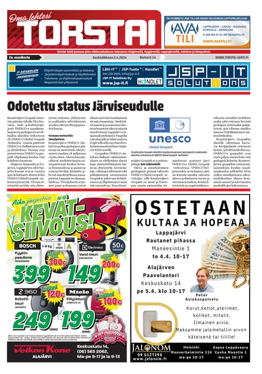 Torstai 2024 nro 14