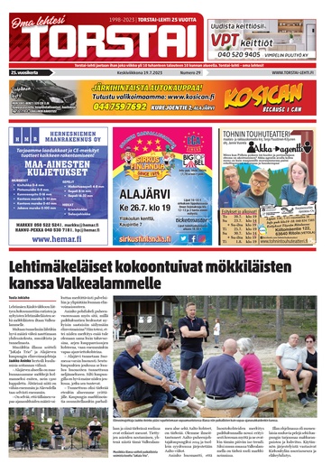 Torstai-lehti nro 29