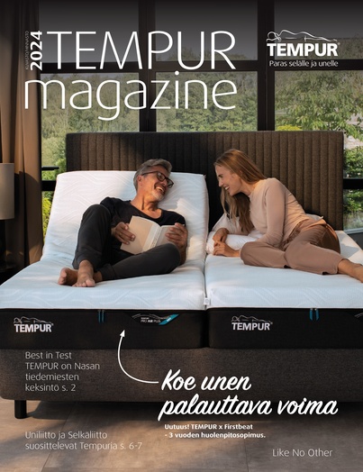 TEMPUR-kuvasto 2024-2025 Tempur Brand Store